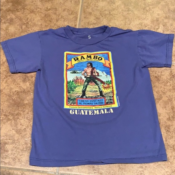 Shirts & Tops | Vintage Rambo Firecracker Tee Shirt Size Small | Poshmark